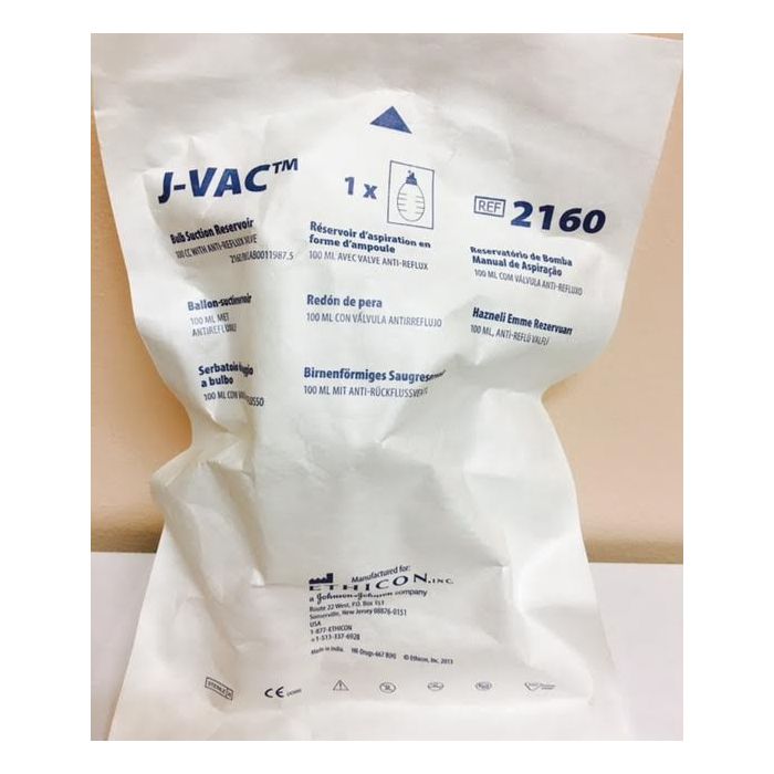JVAC RESERVOIRS STERILE BULBS 100CC BULB SUCTION RESERVOIR 2160 Pack of ...